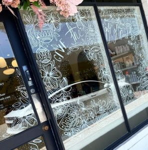 25 Charming Christmas Window Paint Ideas