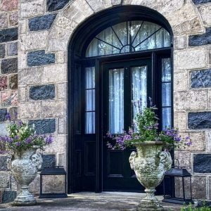 17 Impactful Front Door Window Covering Ideas