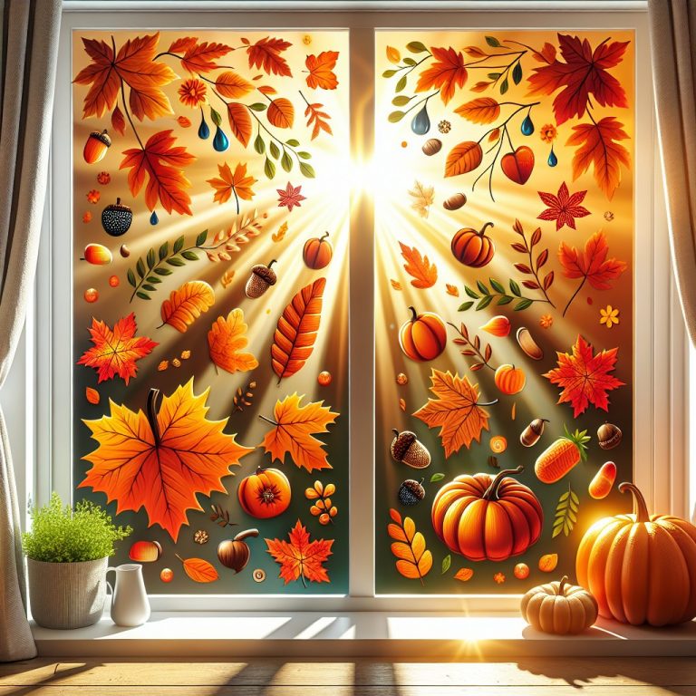 15 Fall Window Ideas: Innovative Decorations for the Autumn Season