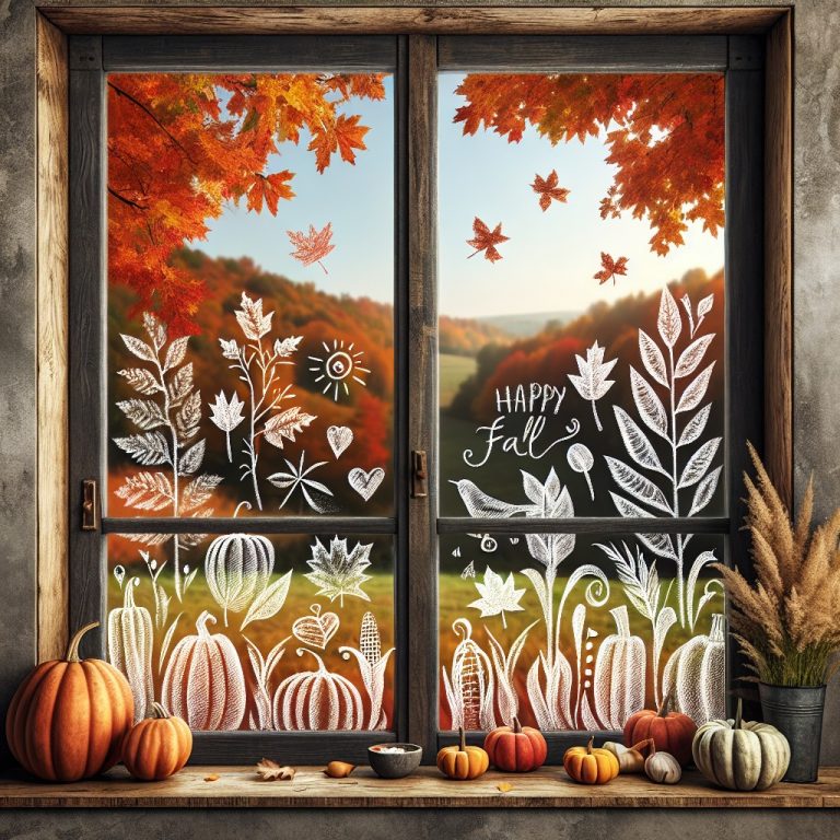 15 Fall Window Ideas: Innovative Decorations for the Autumn Season