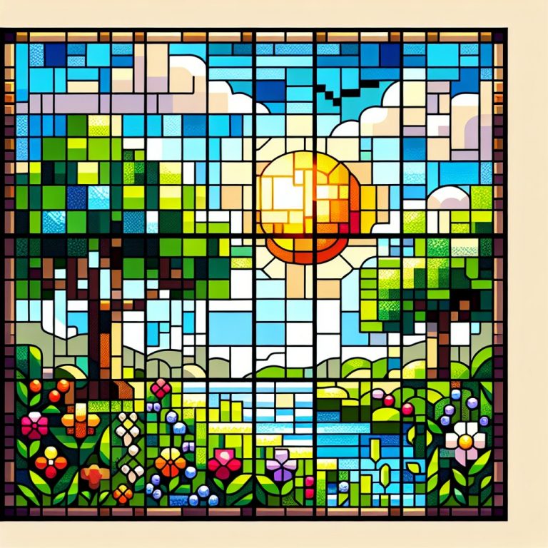15 Minecraft Stained Glass Window Ideas: Easy Tutorial for Beginners