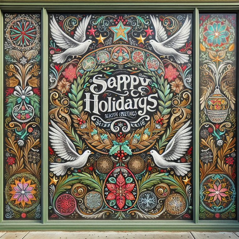 15 Window Chalk Art Ideas for Creative Displays