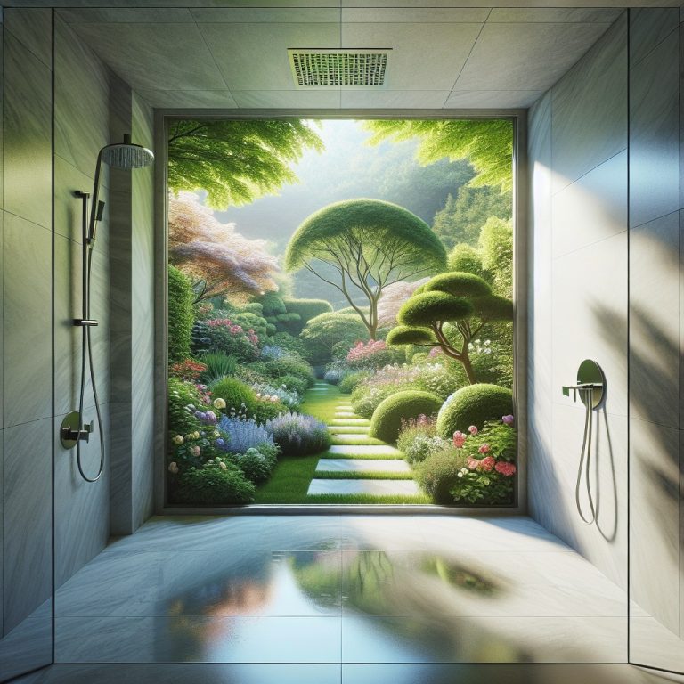 15 Walk in Shower Ideas with Window for Your Next Bathroom Remodel