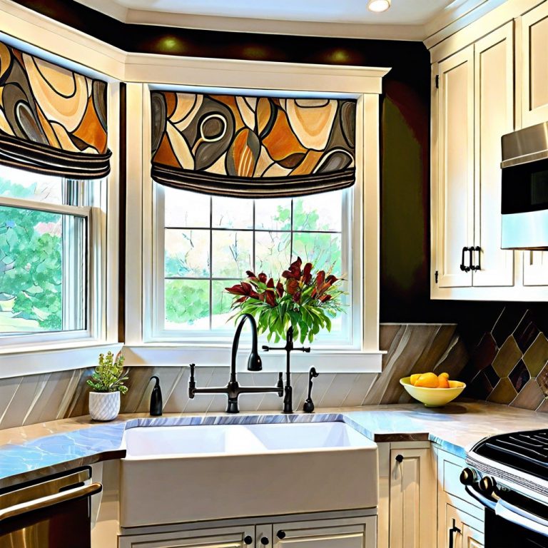 15 Kitchen Bay Window Valance Ideas for Charming Home Decor