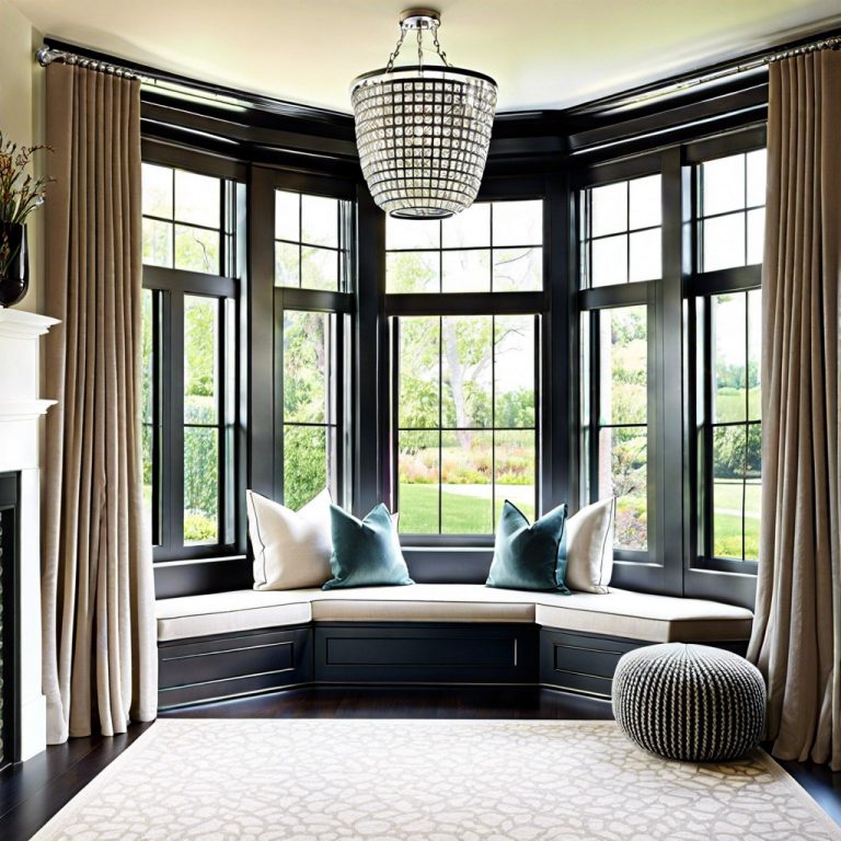 15 Modern Bay Window Curtain Ideas for Your Home