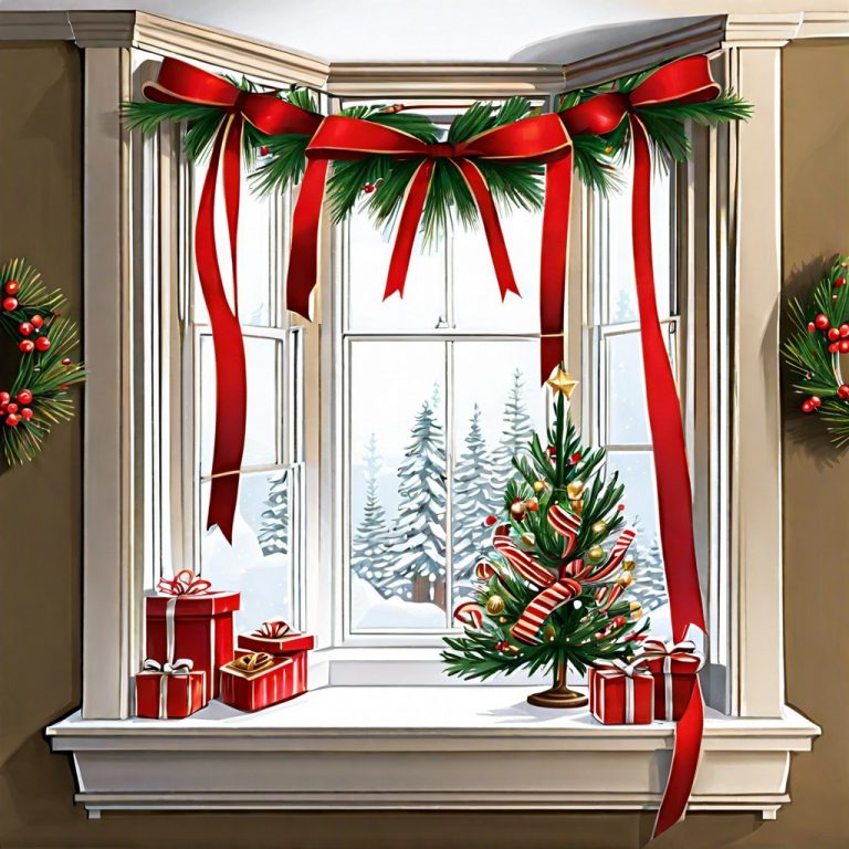 15 Bay Window Christmas Ideas for Festive Decorations
