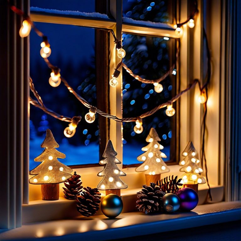 15 Christmas Window Sill Decorations Ideas for Festive Charm