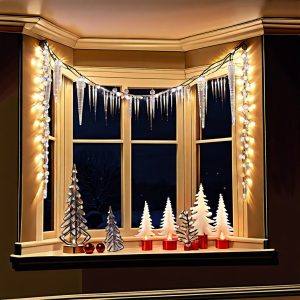 15 Bay Window Christmas Ideas for Festive Decorations