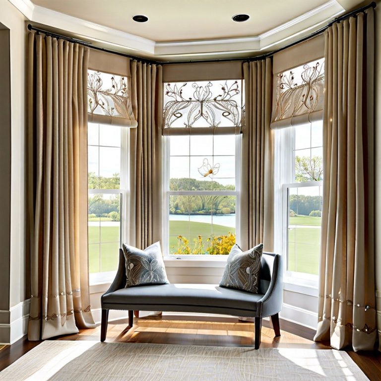 15 Modern Bay Window Curtain Ideas for Your Home