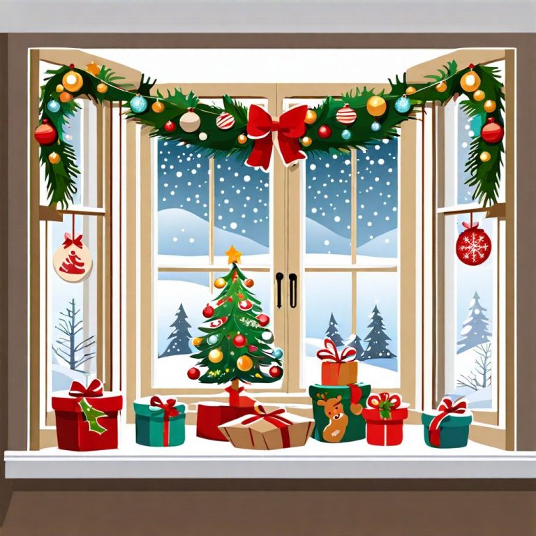 15 Bay Window Christmas Ideas for Festive Decorations