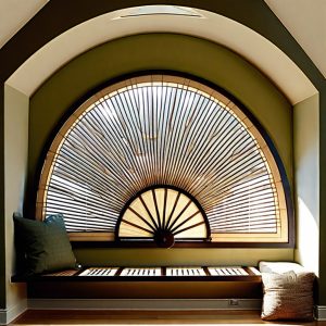 15 Half Circle Window Covering Ideas to Enhance Your Home Decor