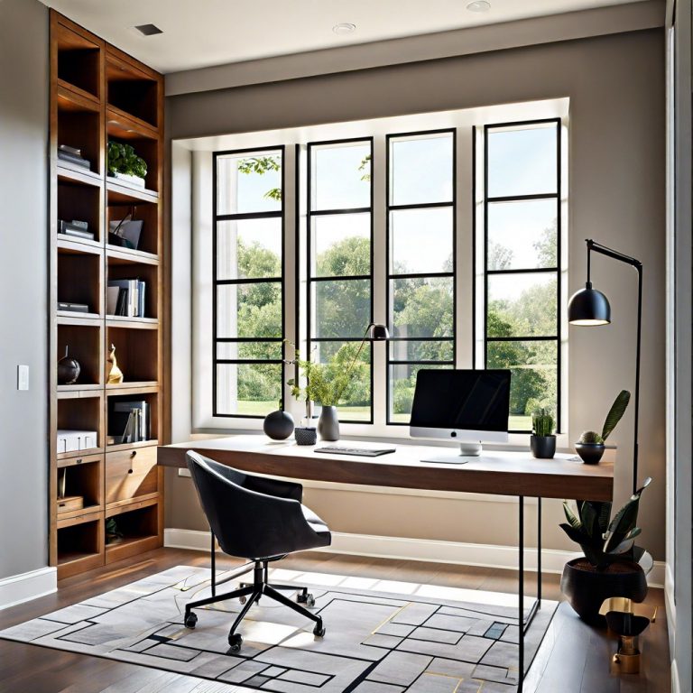 15 Home Office Window Ideas for a Refreshing Workspace