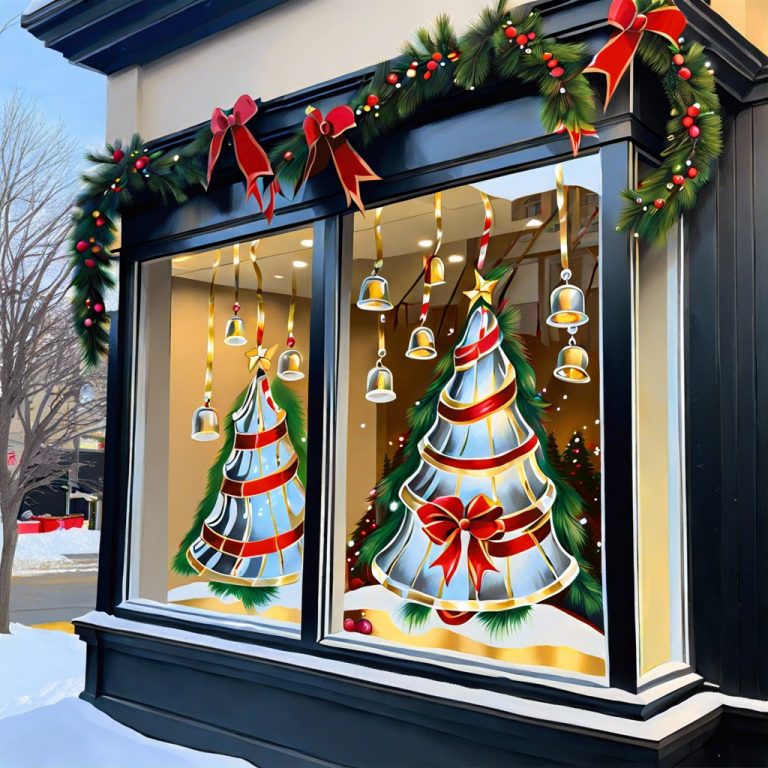 15 Simple Christmas Window Painting Ideas for Festive Home Decor