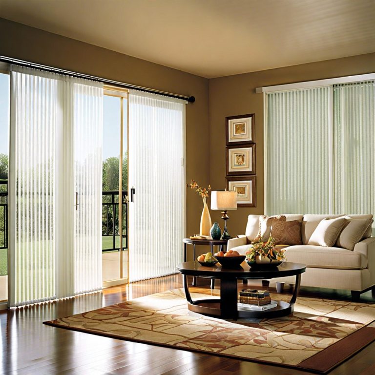 15 Window Treatment Ideas for Sliding Glass Doors