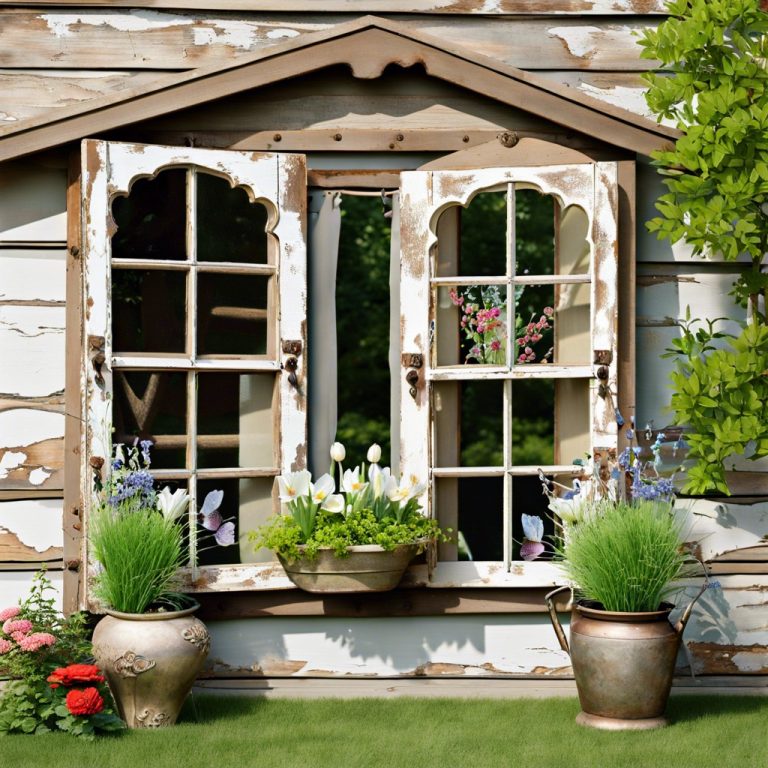 15 Backyard Old Window Ideas for Outside: Creative Projects for Your ...
