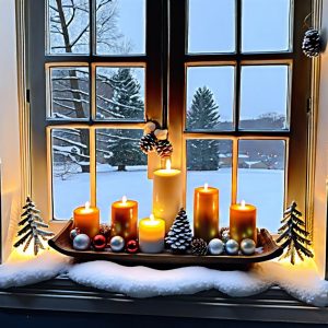 15 Bay Window Christmas Ideas for Festive Decorations