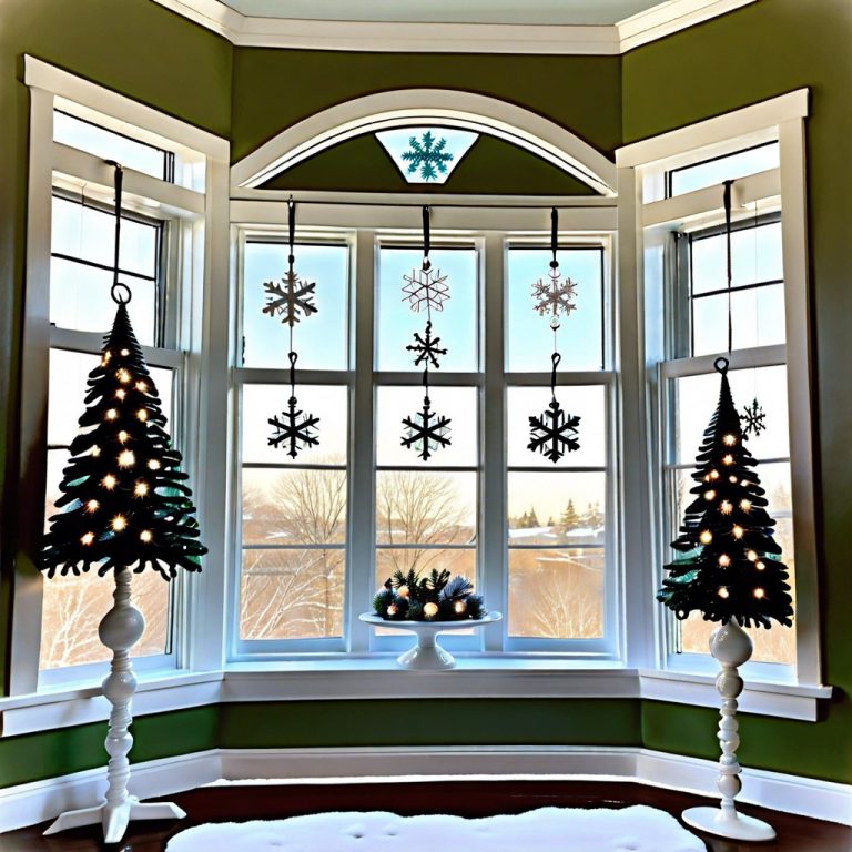 15 Bay Window Christmas Ideas for Festive Decorations
