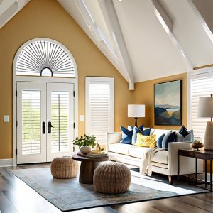 15 Half Circle Window Covering Ideas to Enhance Your Home Decor