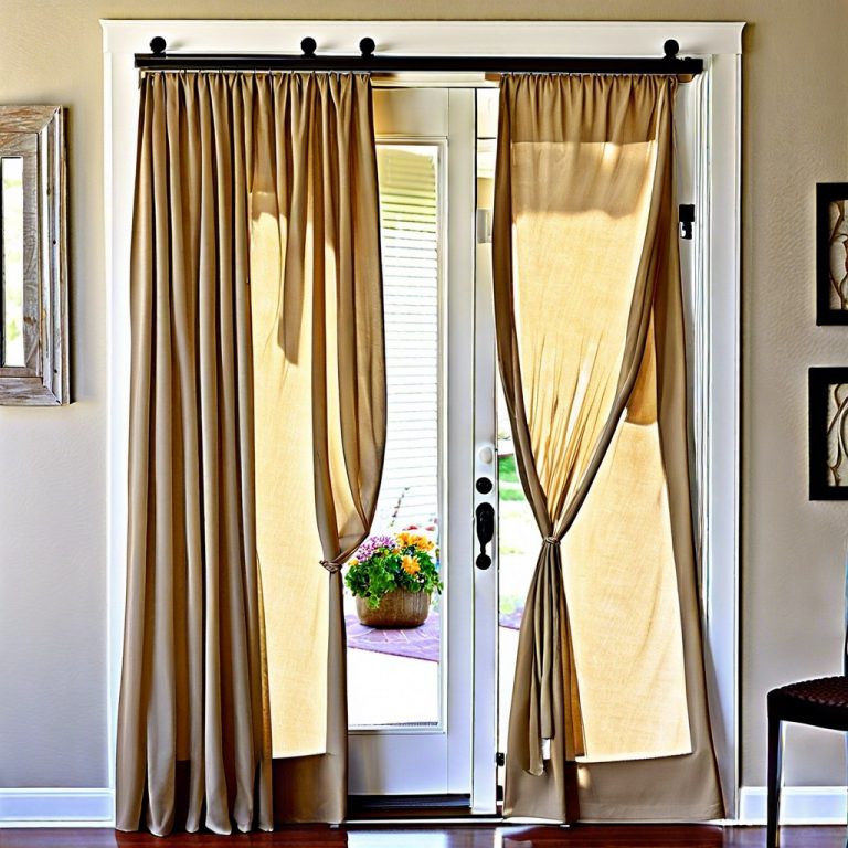 15 Back Door Window Covering Ideas for Privacy and Style