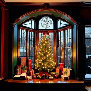 15 Bay Window Christmas Ideas for Festive Decorations