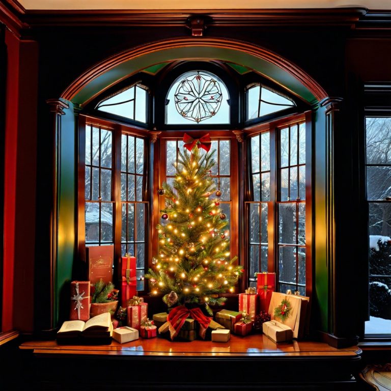 15 Bay Window Christmas Ideas for Festive Decorations