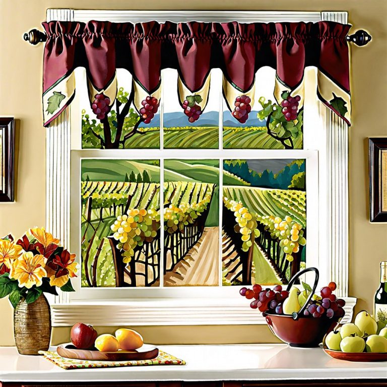 15 Kitchen Bay Window Valance Ideas for Charming Home Decor
