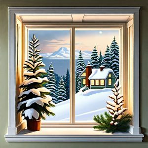 15 Bay Window Christmas Ideas for Festive Decorations