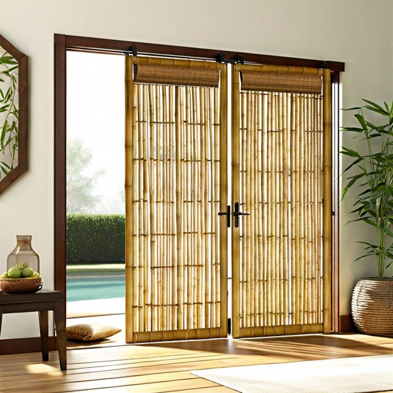 15 Creative Window Covering Ideas for French Doors