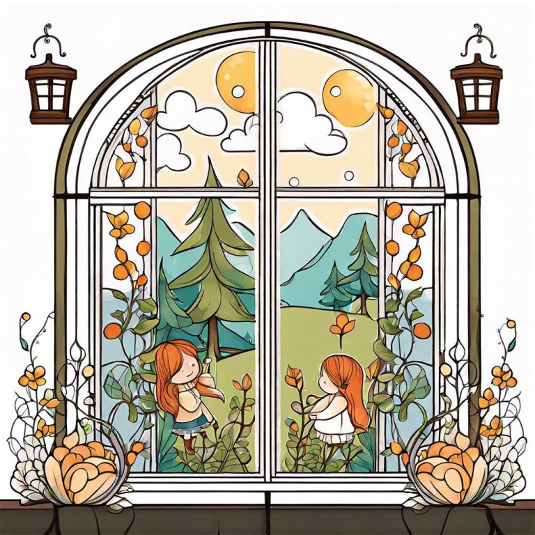 15 Inspiring Window Pane Art Ideas