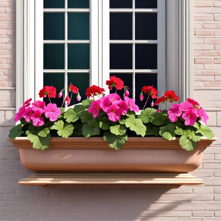 15 Brilliant Window Box Ideas with Geraniums