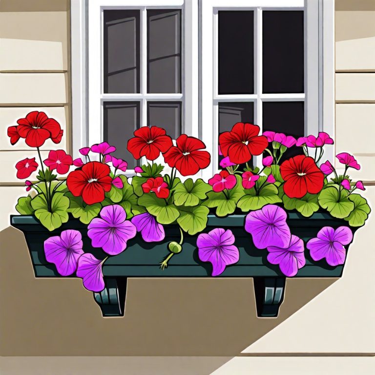 15 Brilliant Window Box Ideas with Geraniums
