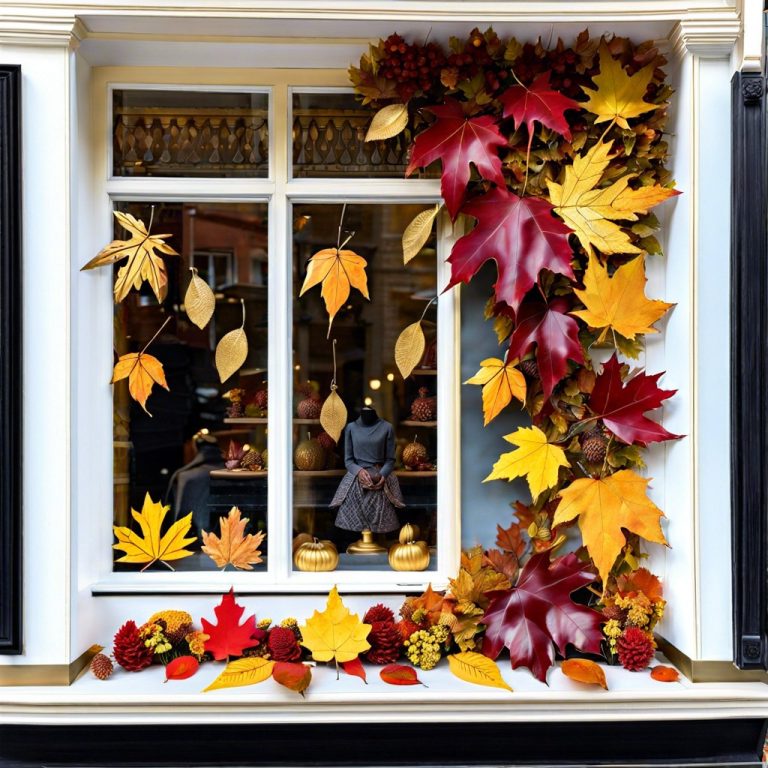 15 Autumn Fall Window Display Ideas