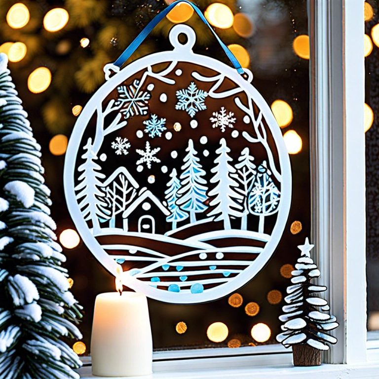 15 Winter Window Art Ideas to Brighten Your Home