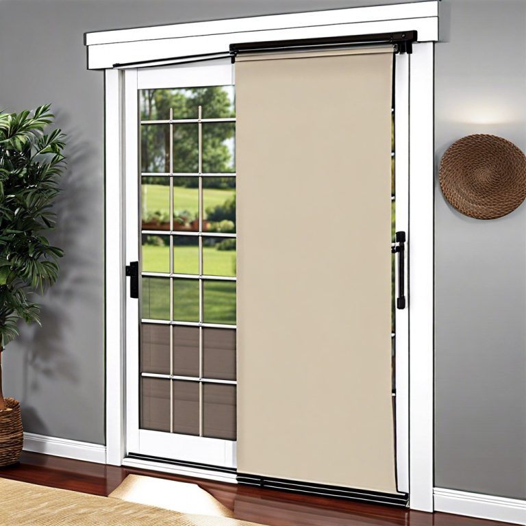 15 Sliding Glass Door Window Treatment Ideas