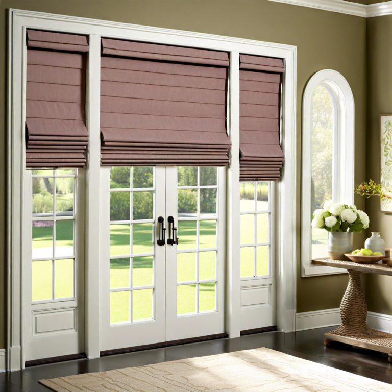 15 Creative Window Covering Ideas for French Doors