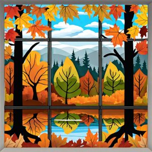 15 Inspiring Window Pane Art Ideas