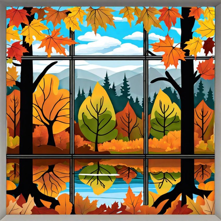 15 Inspiring Window Pane Art Ideas