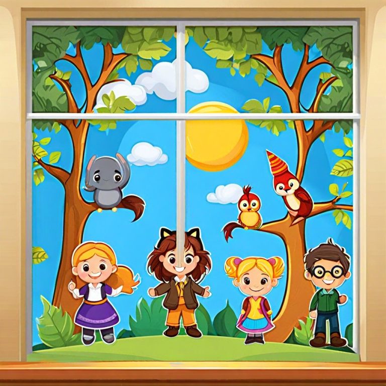 15 Fun Classroom Window Decoration Ideas for School