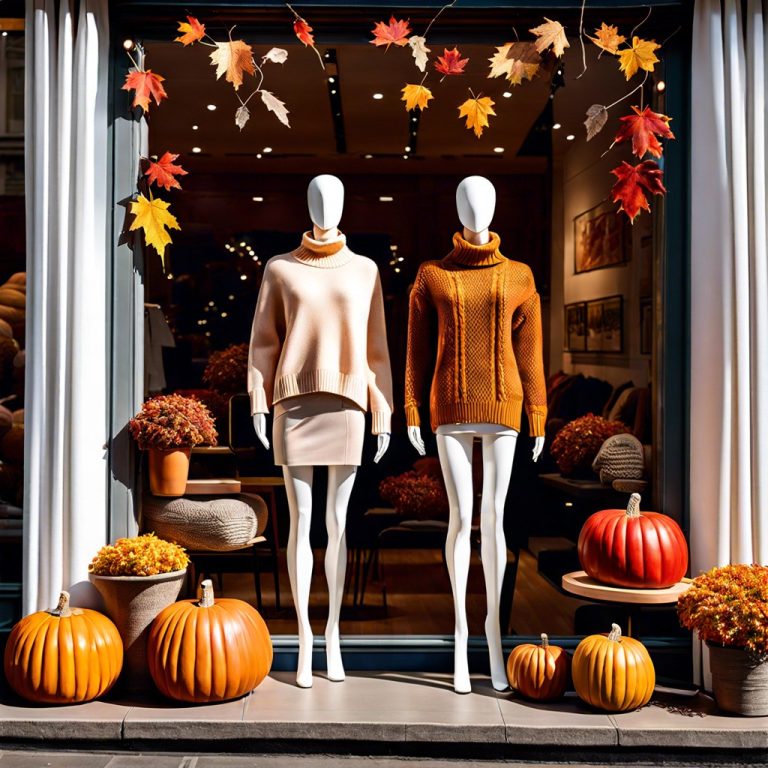 15 Autumn Fall Window Display Ideas