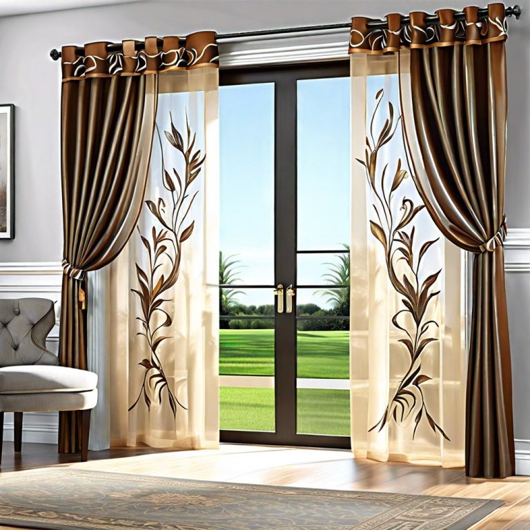 15 Creative Window Covering Ideas for French Doors