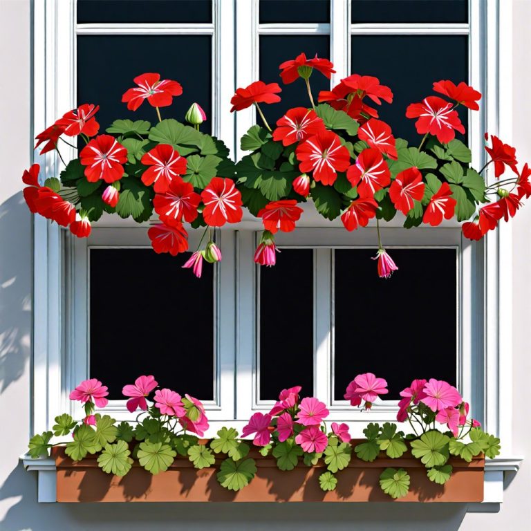 15 Brilliant Window Box Ideas with Geraniums