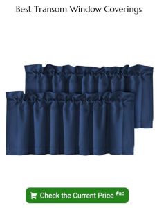 15 Transom Window Covering Ideas for Stylish Privacy & Light Control